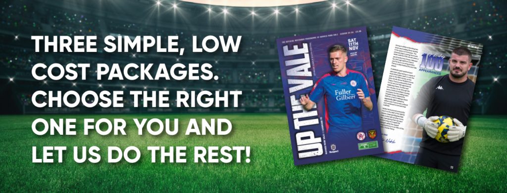 Printed programmes - Matchday Programmes